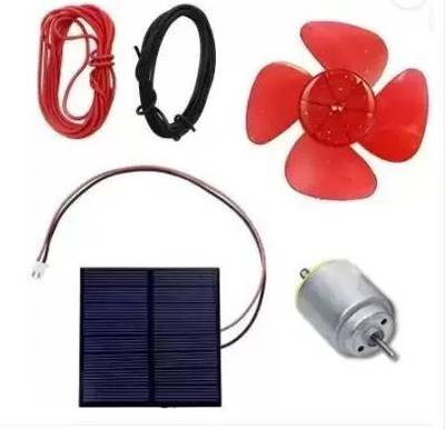 ERH India Mini Solar Kit Solar 4inch fan blade + 2m wire + motor) for ...