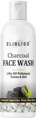 ELIBLISS Activated Charcoal Face wash for Skin Whitening, Anti ...