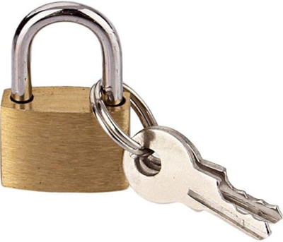 MegaValue Metal brass push lock with 2 keys each for suitcase bags ...