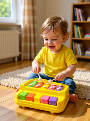 SMARTKIDS 2-in-1 Piano & Xylophone | Battery-Free Music Toy for Kids ...