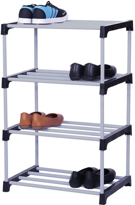 Reom Enterprise Havey PVC pipe plastic shoe rack Plastic Shoe Stand(4 ...