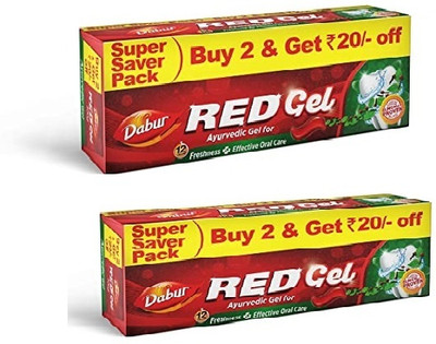 dabur RED GEL Toothpaste(600 g, Pack of 2) Lowest Price in Online ...