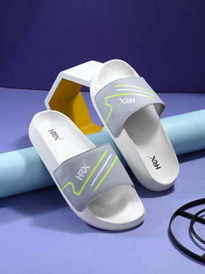 HRX by Hrithik Roshan Men Slides(Grey , 7) Lowest Price in Online ...