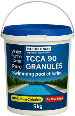 Neckkonix Swimming Pool Chlorine - 9 KG TCCA 90 granules Water Purifier ...