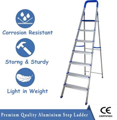 Flipkart SmartBuy 7 STEP HYBRID HEAVY DUTY ALUMINUM STEP LADDER ...