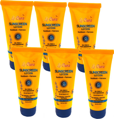 La Cura Sunscreen - SPF 50 PA++ Sunscreen Lotion(360 ml) Lowest Price ...