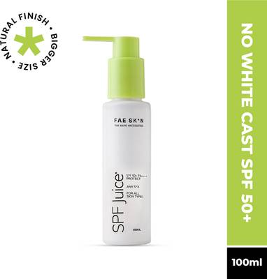FAE Beauty SPF Juice | Ultra Light,Non Greasy Formula Cream | No White ...