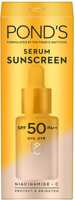 POND's Sunscreen - SPF 50 Serum boost Sunscreen serum(14 ml) Lowest ...