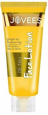 JOVEES Sunscreen - SPF 50 PA++ Ayurvedic De-Tan Lotion Ginger Lily ...