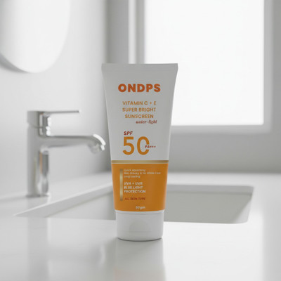 ONDPS Sunscreen - SPF 50 PA+++ Vitamin C + E Sunscreen Spf 50 | Water ...