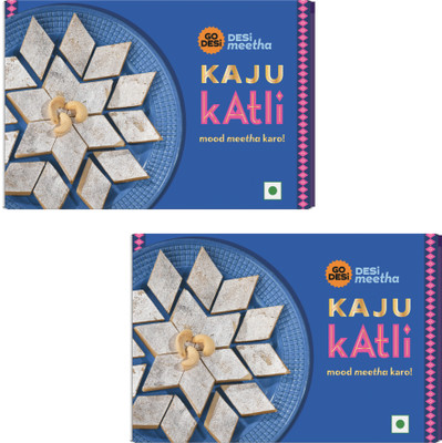GO DESi Kaju Katli Classic, Indian Sweets Gift Pack, DESi Meetha ...