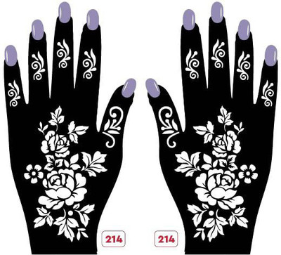 Temporary Tattoowala Temporary Body Tattoo Sacred Geometry Full Hand ...