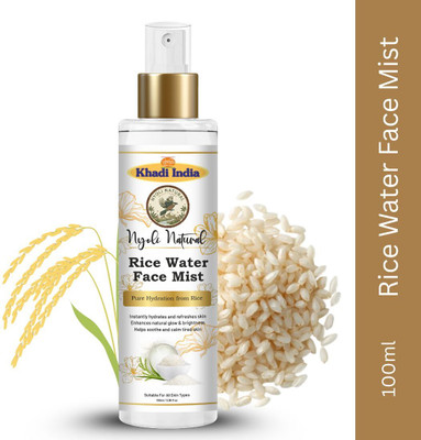 Nyoli Natural Khadi Rice Water Alcohol-Free Toner, Tightens Pores ...