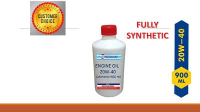 Z Premium 033 4T 20W-40 API SL Premium Motorbike Engine Oil (900 ml ...