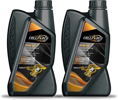 CELLFORCE 20W50 Fully Synthetic High Performance 4-Stroke Lubricant for ...