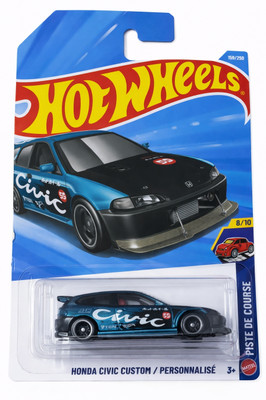 HOT WHEELS C4982 HOANDA CIVIAC CUSTOM PERSONNALISE 8/10 DIE CAST TOY ...