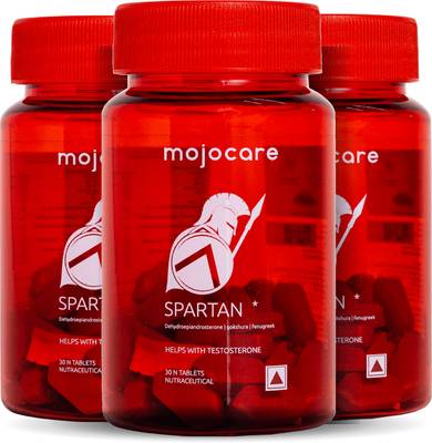 Mojocare Spartan Tablets | Strength, Stamina & Muscle Growth-Pack of 3 ...