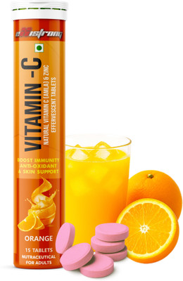 Existrong Vitamin C 1000mg | Orange Effervescent Tablets | Immunity ...