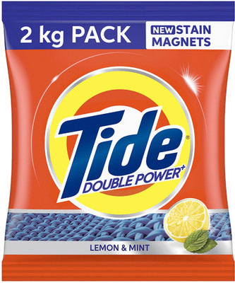 Tide Double Power Lemon & Mint Detergent Powder 2 kg - PaisaWapas