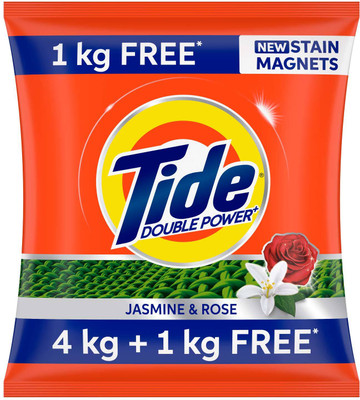 Tide Plus Double Power Jasmine and Rose Detergent Powder 4 kg - PaisaWapas