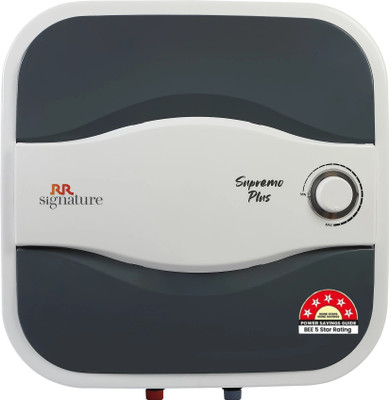 RR Signature Supremo Plus 15 L Storage Water Geyser 5 Star BEE Energy ...