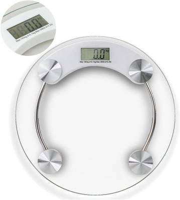 ACU-CHECK electronic round glass Scale digital human body weighing ...