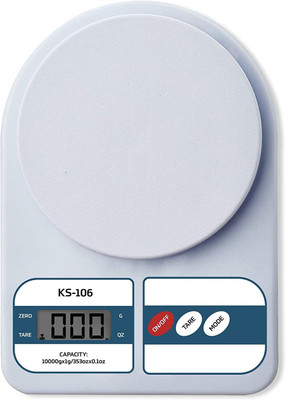stupefying Weight Machine 10kg Scale Digital Weighing Scale (White ...