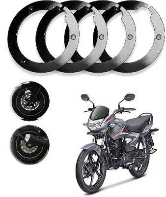 Sunriders Pro Disc Bike Wheel Cover 18 Inch Set of 4 (Black) Honda Cb ...