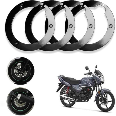 Sunriders Pro Disc Bike Wheel Cover 18 Inch Set of 4 (Black) Honda Cb ...