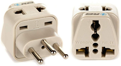 OREI India to Switzerland, Rwanda, Travel Adapter Plug Type J, 2 Pack ...