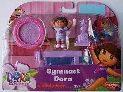 Dora the Explorer Gymnast Playset With Dora Trampolinebalance Beamand ...