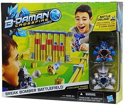 Hasbro B-Daman Crossfire Break Bomber Battlefield Set - B-Daman ...