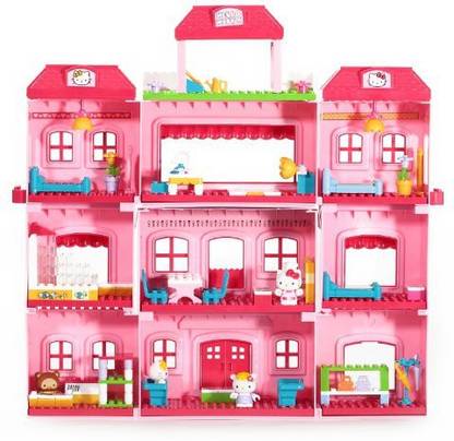 Mega Bloks Hello Kitty Grand Hotel Play Set - Hello Kitty Grand Hotel ...