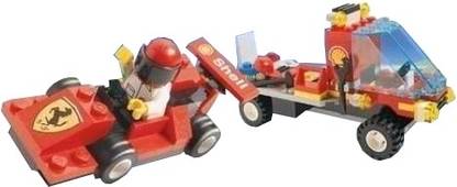 LEGO Shell Car Transporter with Ferrari Race Car - Shell Car ...