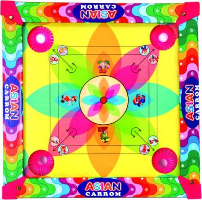 asian Carrom & Ludo(Small) Indoor Sports Games Board Game - Carrom ...