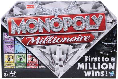 FUNSKOOL Monopoly Millionaire Money & Assets Games Board Game ...