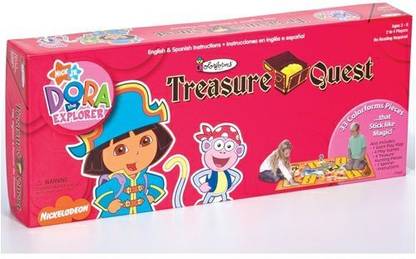 Colorforms Dora The Explorer Treasure Quest Party & Fun Games Board ...