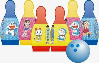 Ben 10 Doraemon Bowling Set Small Indoor Sports Games Board Game ...