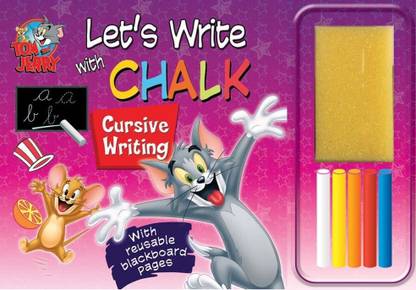 Let's Write With Chalk - Tom & Jerry (Cursive Writing): Buy Let's Write ...