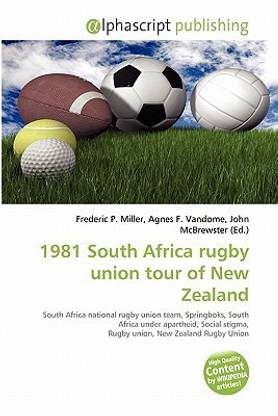 1981 South Africa Rugby Union Tour of New Zealand: Buy 1981 South ...