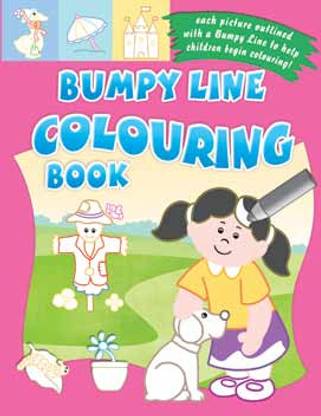 Bumpy line colouring Book (pink): Buy Bumpy line colouring Book (pink ...