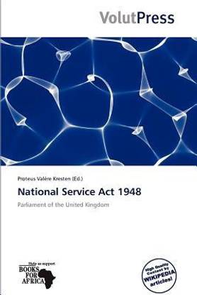 National Service ACT 1948: Buy National Service ACT 1948 by unknown at ...