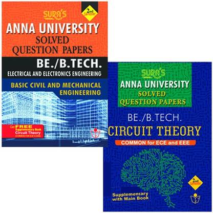 Anna University Solved Question Papers of Basic Civil and Mechanical ...