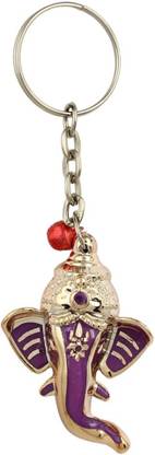 GCT Ganesh Ji Ganesha Purple Ganpati Key Chain - Buy GCT Ganesh Ji ...