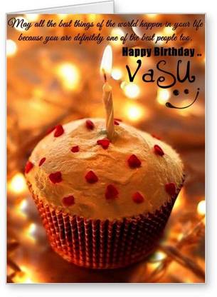 Lolprint Happy Birthday Vasu Greeting Card Price in India - Buy ...