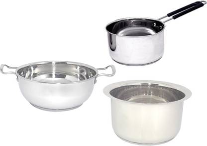 bartan hub Induction Bottom Cookware Set Price in India - Buy bartan ...