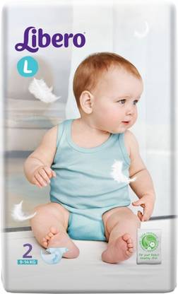 LIBERO Open Diapers - L - Buy 2 LIBERO Disposable Diapers for 9 - 24 ...