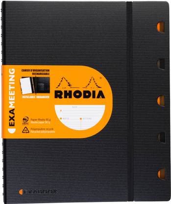 RHODIA Rhodiactive Black Exabook Meeting Refillable - A5+ - 220 mm x ...