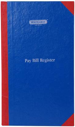 WRITEAWAY Pay Bill Register ( School Register) Regular Journal Ruled ...