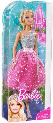 BARBIE Modern Princess Party Doll - Blonde/Pink and Silver Dress ...
